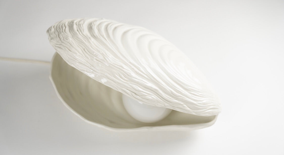 Rare Vintage Italian Oyster & Shell Light – The Edition 94